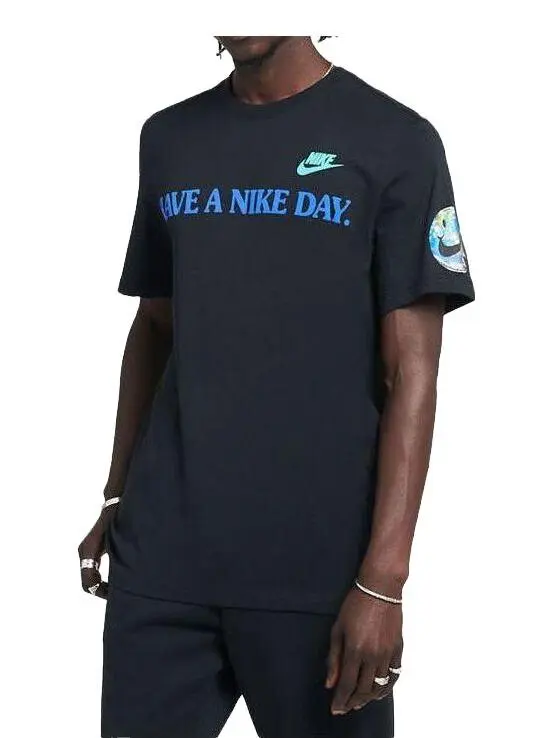 Nike Have A Day T-shirt 'black - Black/blue