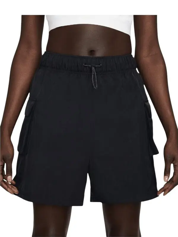 Nike Essential Woven High-waisted Shorts - Black