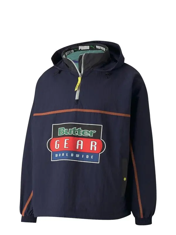 PUMA X Butter Goods Lightweight Pop Over Hoodie - Navy