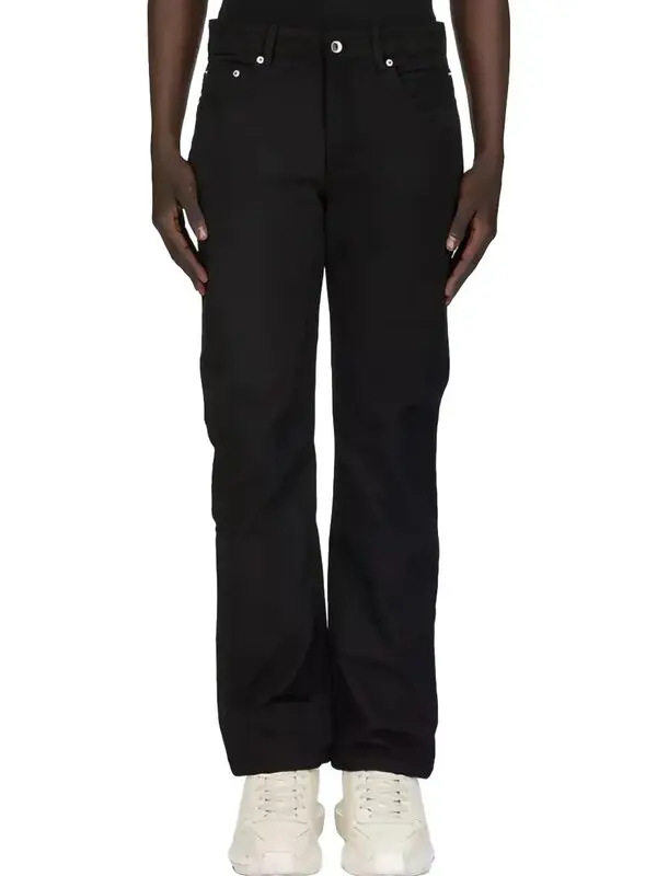 Rick Owens Fog Cut Jeans - Black