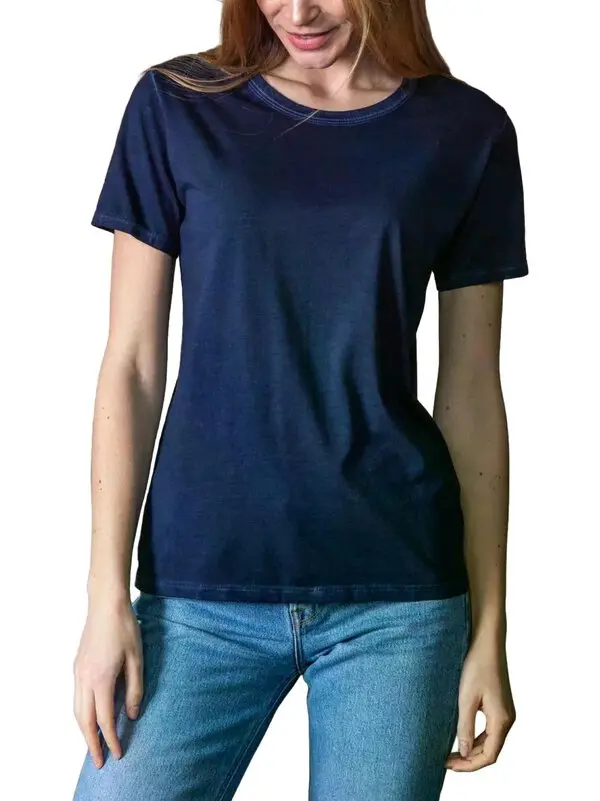 ANONYM APPAREL Maribel Faded Short-sleeve T-shirt - Blue