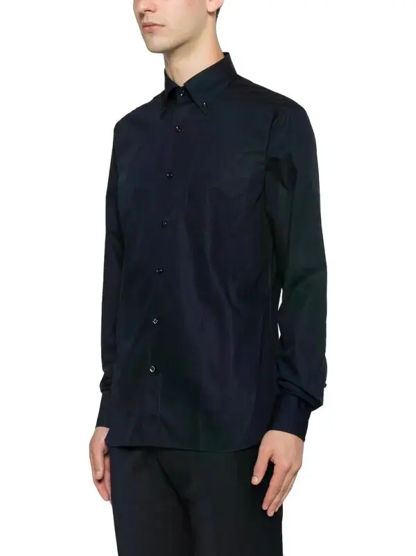 TRUZZI Button-down Collar Shirt - Blue