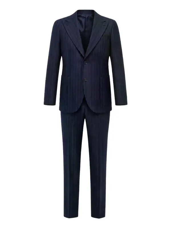 FRANZESE COLLECTION Di Caprio Pinstripe-pattern Suit - Blue