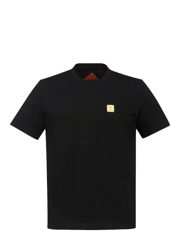 Mcm Logo-plate T-shirt - Black