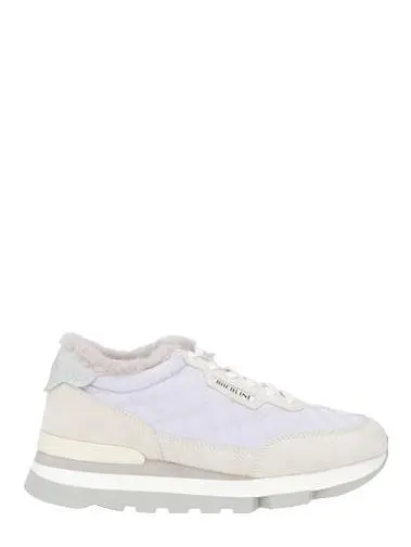RUCOLINE Textile And Leather Low-top Sneakers - Light Grey