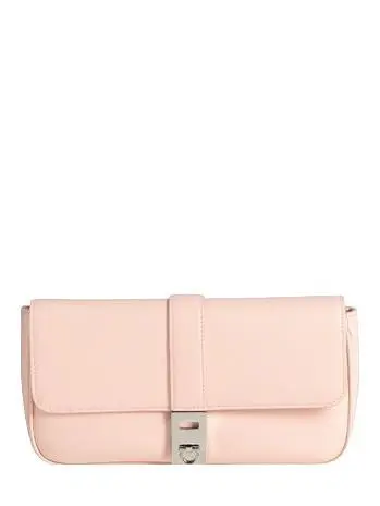 FERRAGAMO Flap Bag In Leather - Pink