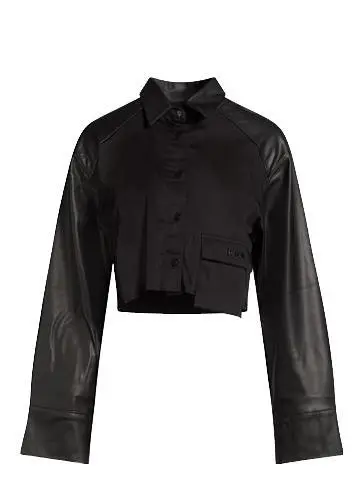 DISCLAIMER Cotton And Elastane Blend Shirt - Black