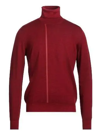 DRUMOHR Merino Wool Turtleneck Sweater - Red