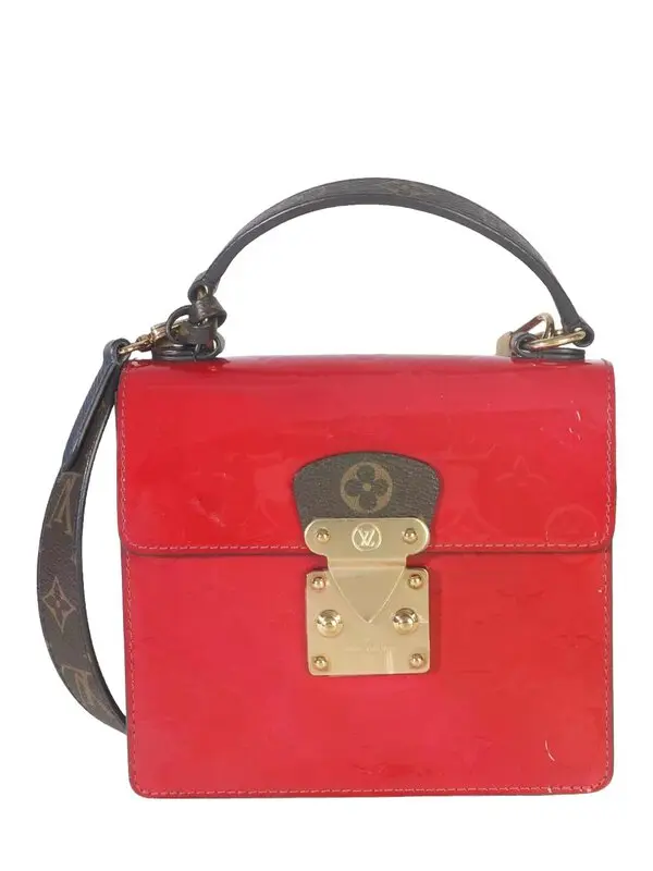 LOUIS VUITTON 2019 Spring Street Monogram Vernis Tote Bag - Red