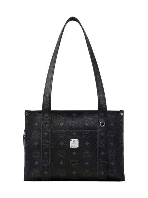 Mcm Visetos Tote Bag - Black