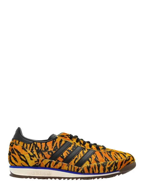 ADIDAS ORIGINALS Sl 72 Og Sneakers With Tiger Print - Orange