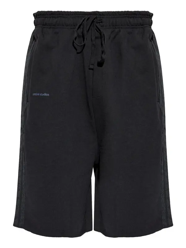 Adidas X Entire Studios Bermuda Fit Knit Cotton Shorts - Black