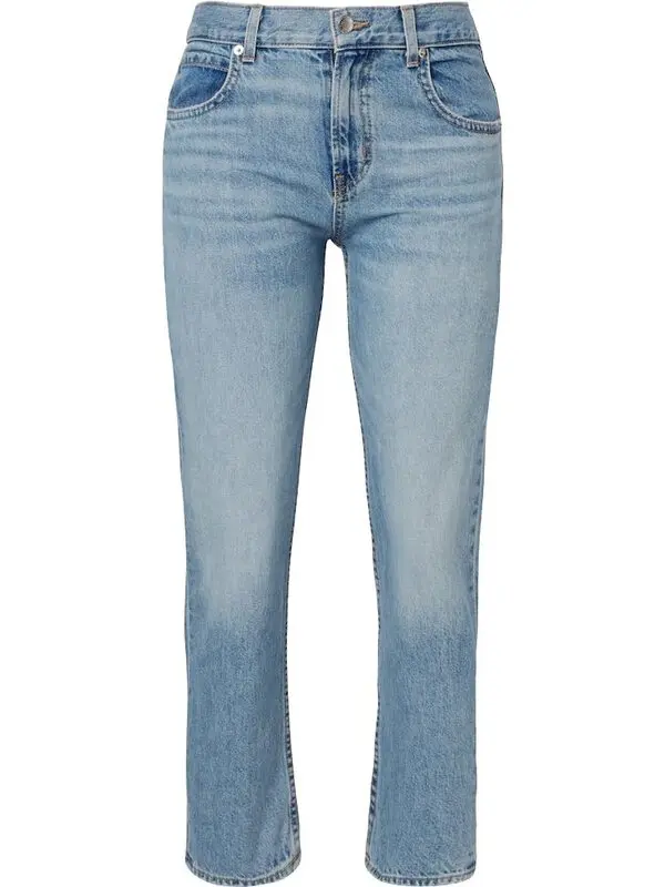 NILI LOTAN Lorimer Straight Jeans - Blue