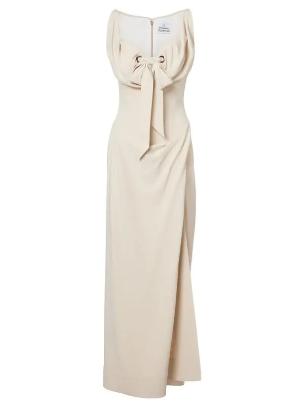VIVIENNE WESTWOOD Iwona Draped Corset Dress - White