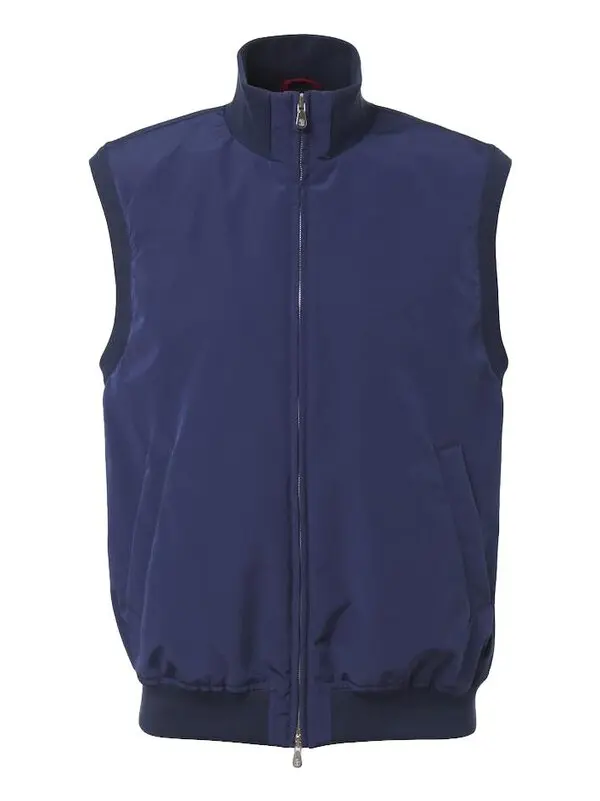 Brunello Cucinelli Padded Technical Vest - Blue