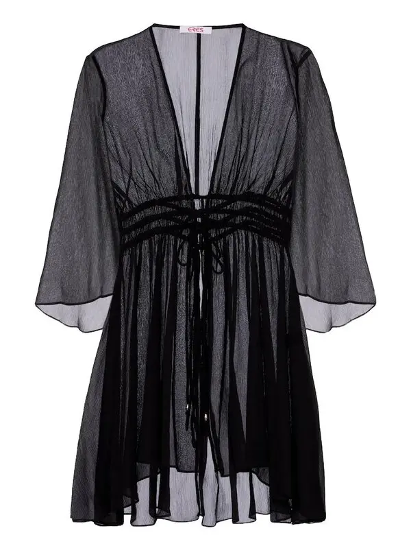 ERES Operette Silk Muslin Top - Black