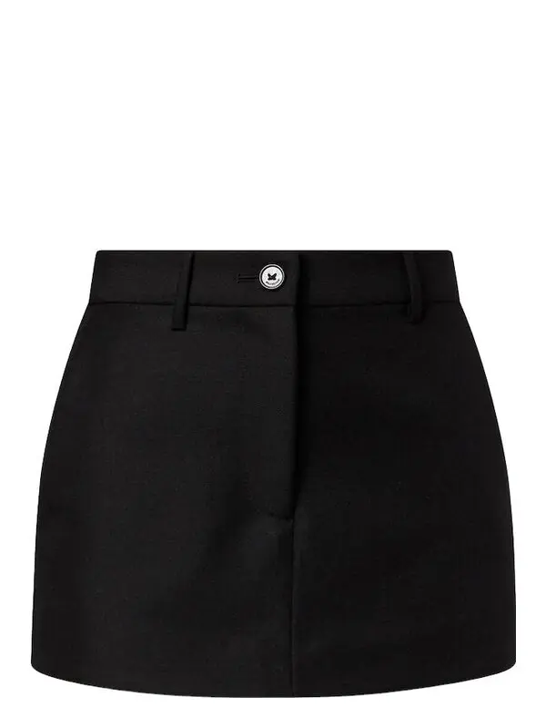 Balenciaga Wool Skort - Black