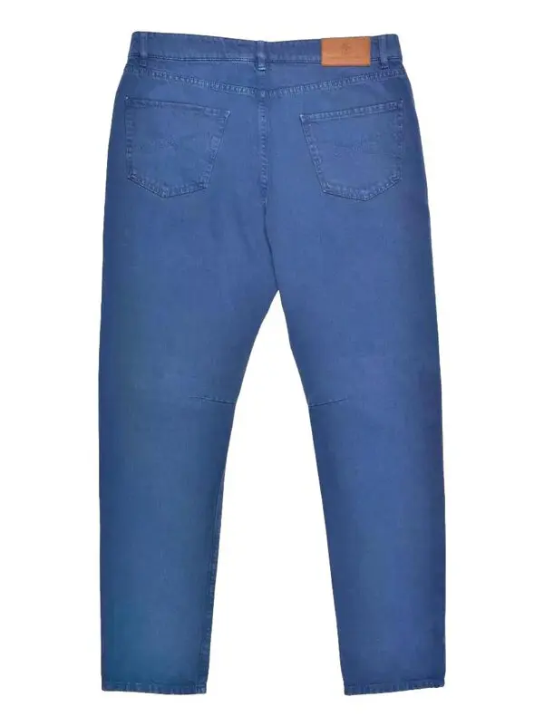 Brunello Cucinelli Indigo Five-pocket Jeans - Blue