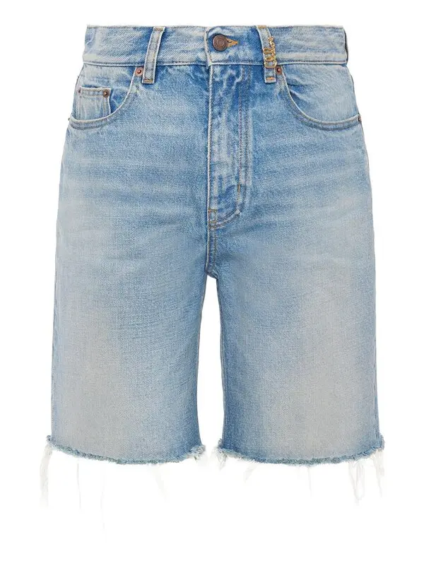 Chloé High-rise Denim Shorts - Softy Blue