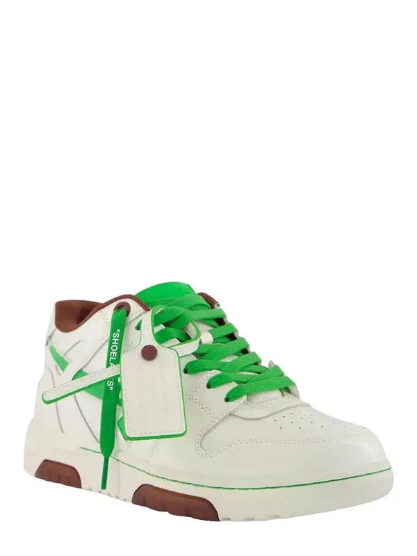 Off-White Bubble Leather Sneakers - Neutrals