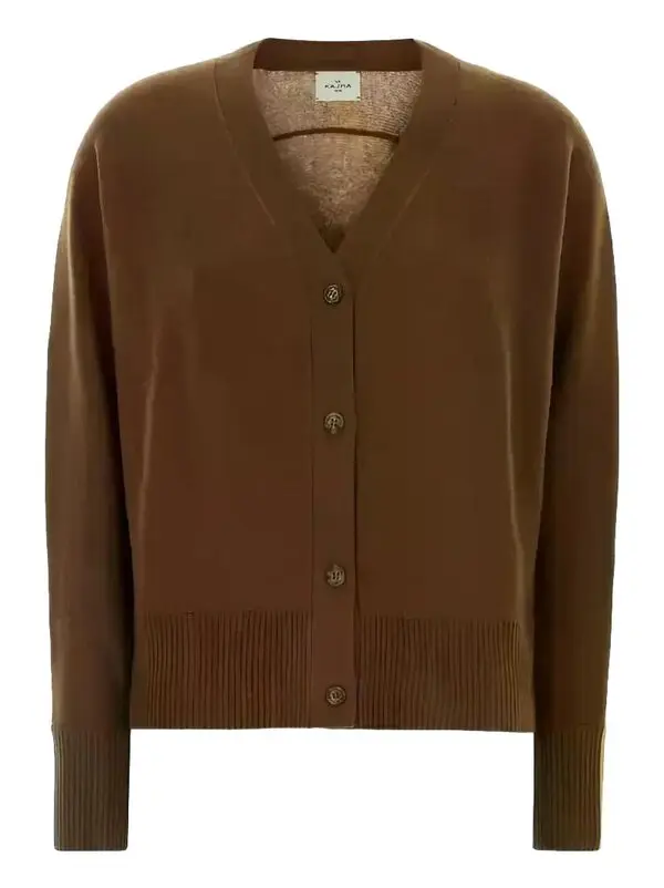 Le Kasha Cashmere Cardigan - Brown