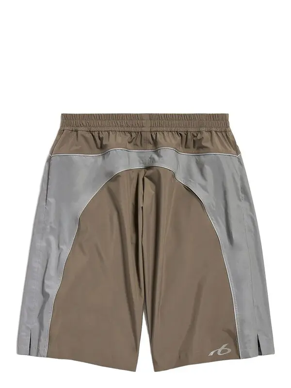 Balenciaga Techwear Tracksuit Shorts - Grey & Silver