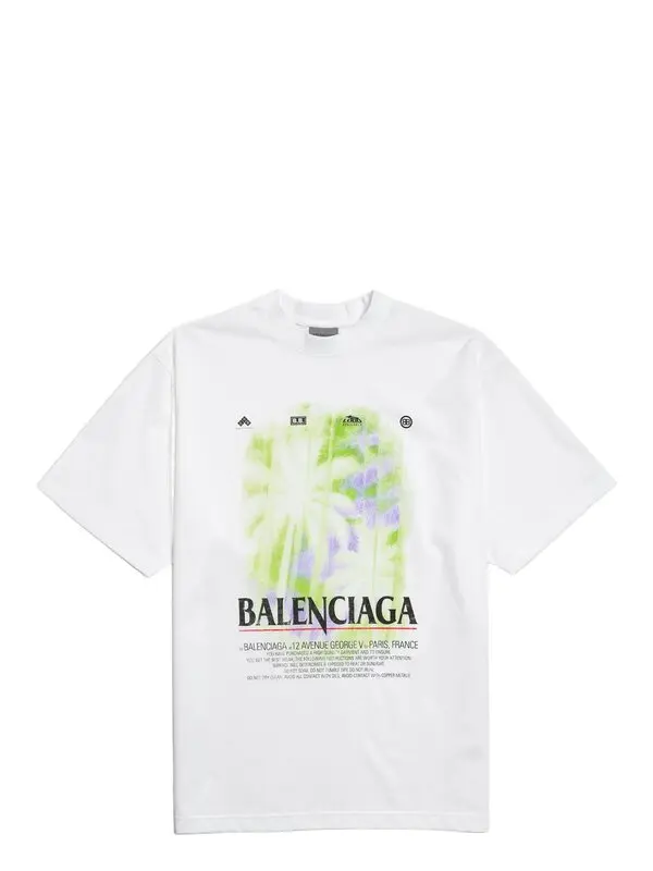 Balenciaga The Window Medium Fit T-shirt - White