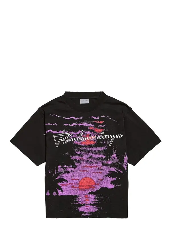 Balenciaga Dream Medium Fit T-shirt - Black
