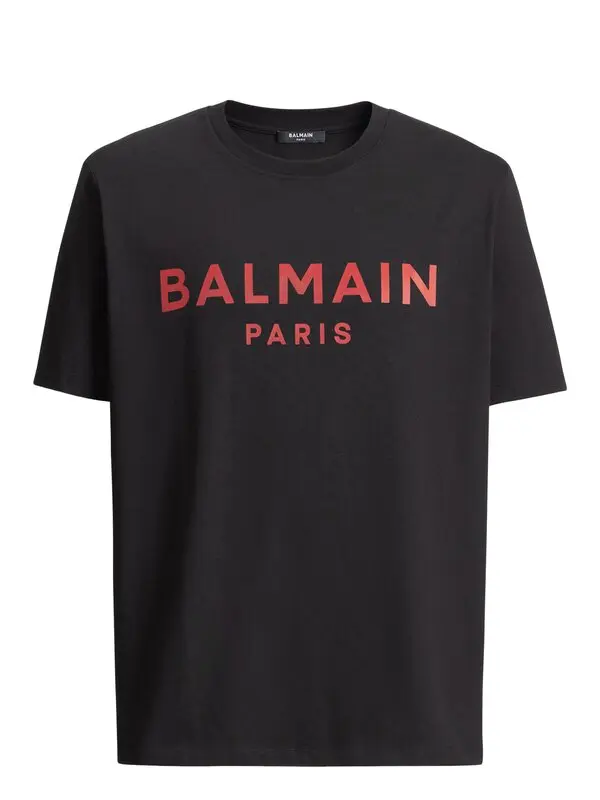 Balmain T-shirt With Paris Print - Multicolor