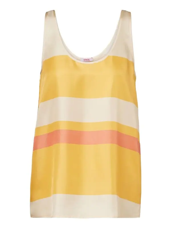 ERES Striped Silk Twill Top - Multicoloured