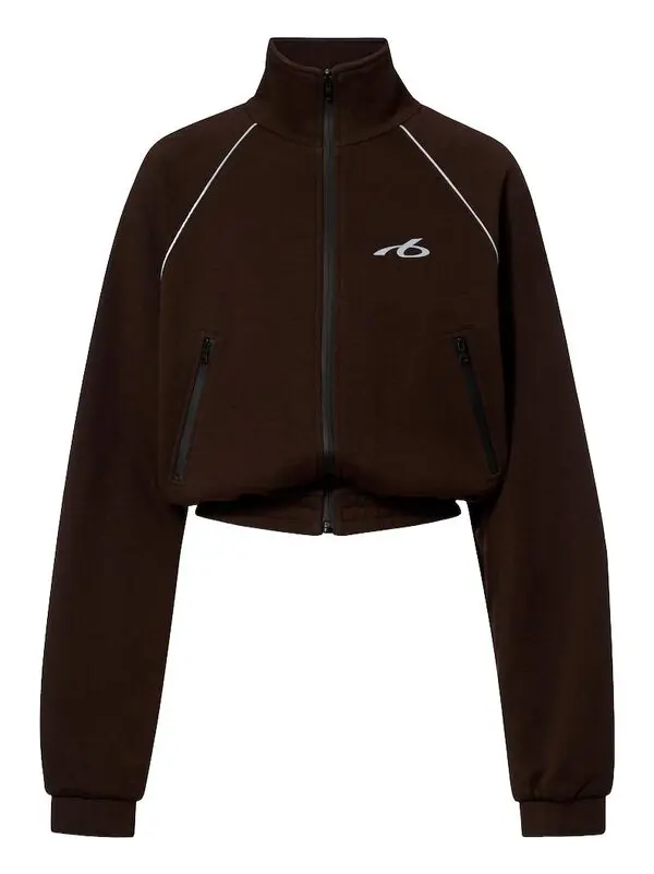 Balenciaga Cotton Zip-up Jacket - Brown