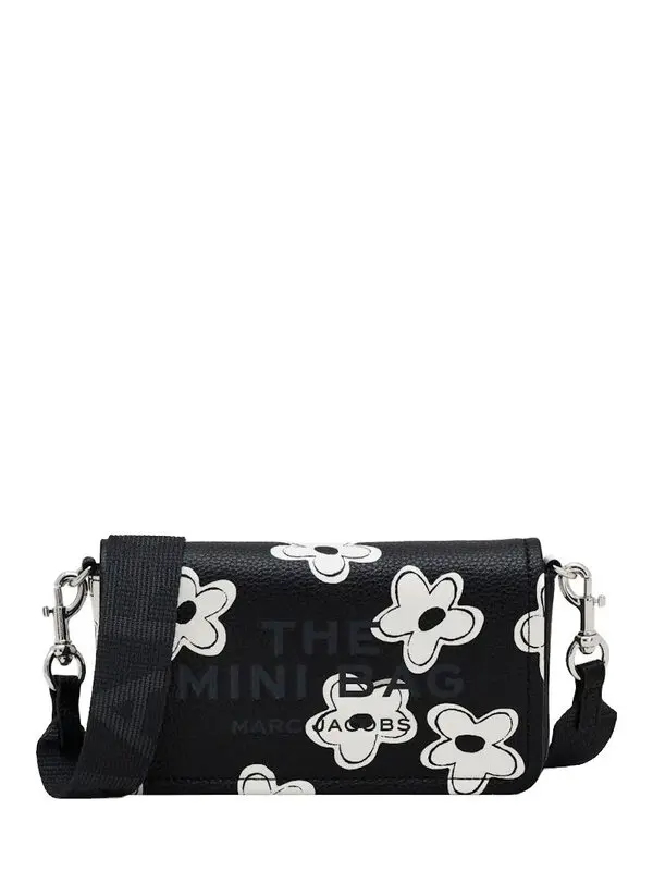 Marc Jacobs Daisy Leather Mini Bag - Black White