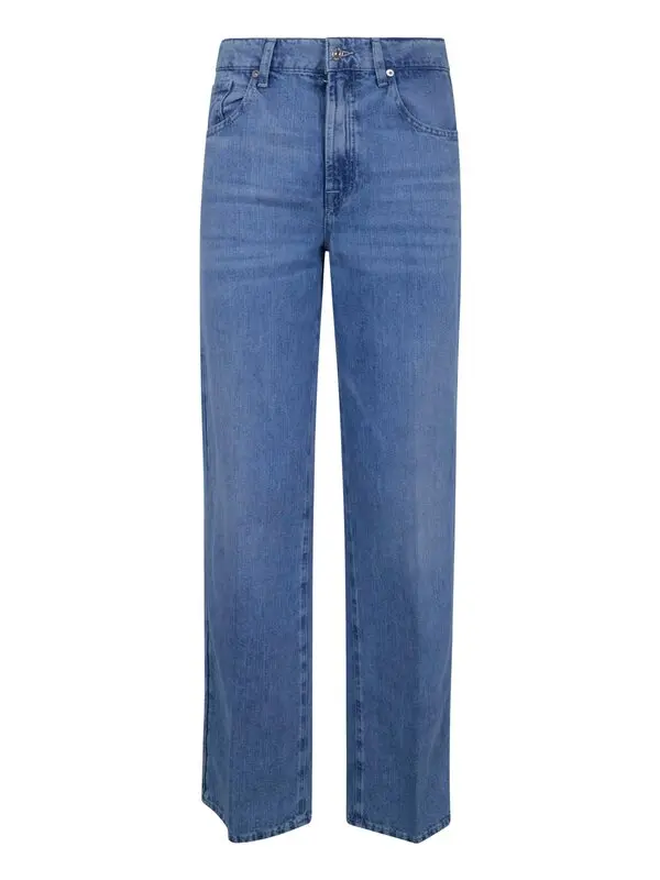 Seven For All Mankind Straight Leg Jeans - Blue