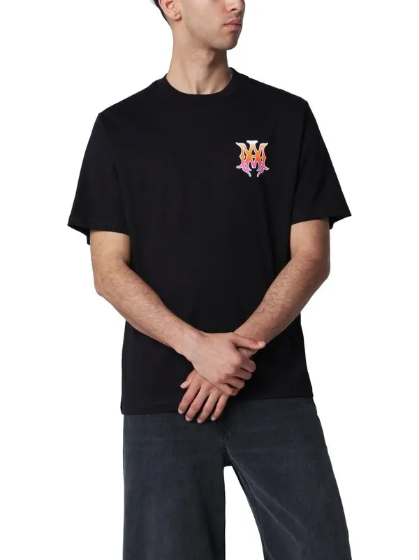 Amiri T-shirt With Logo Print - Black