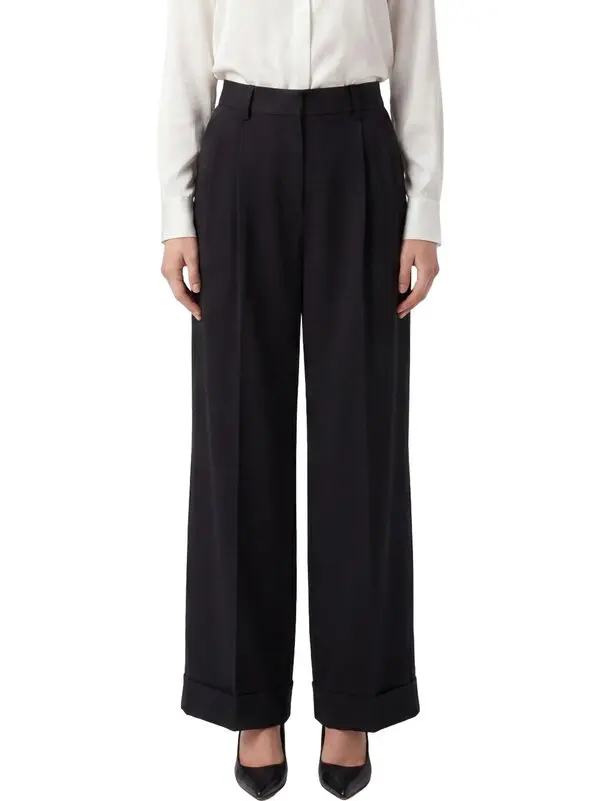 Junya Watanabe Tailored Wide-leg Pants - Black