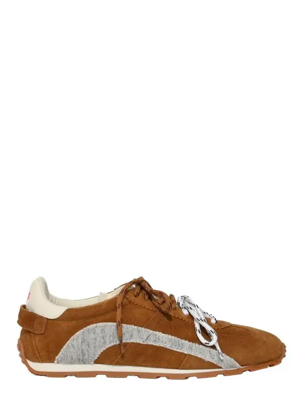 Dsquared2 Dc642 Suede Calf Leather Sneakers - Camel
