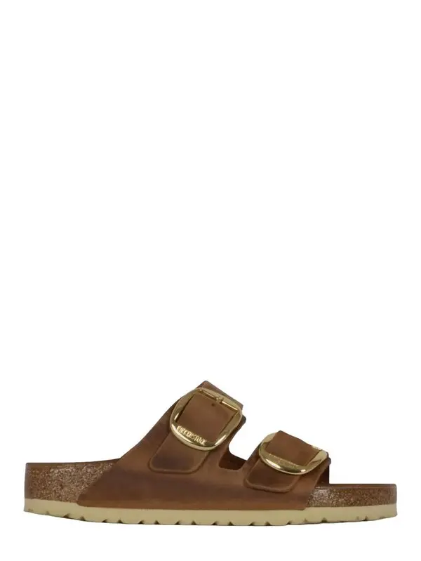 BIRKENSTOCK Heeled Sandals With Buckle Detailing - Brown