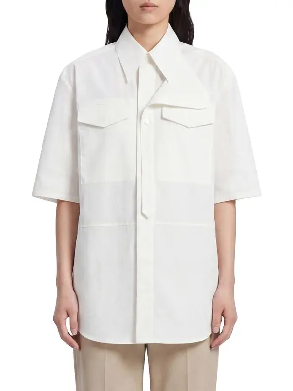 Bottega Veneta Short Sleeve Shirt - White