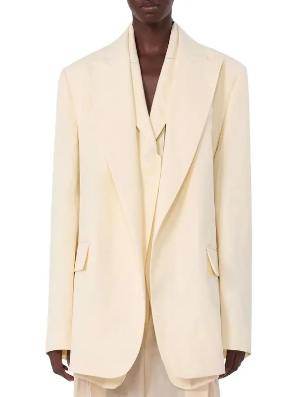 Sportmax Tailored Jacket - Yellow