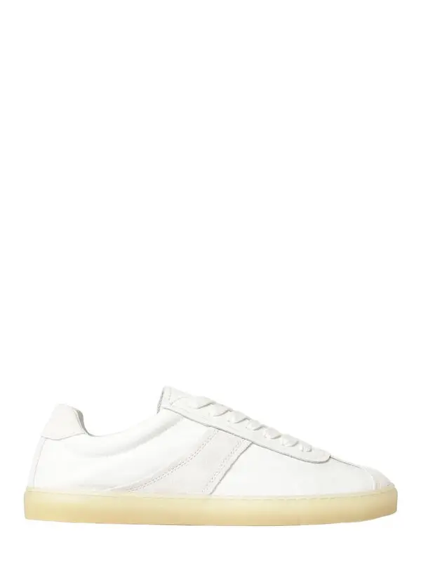 SUMMERY COPENHAGEN Lace-up Leather Sneakers - White