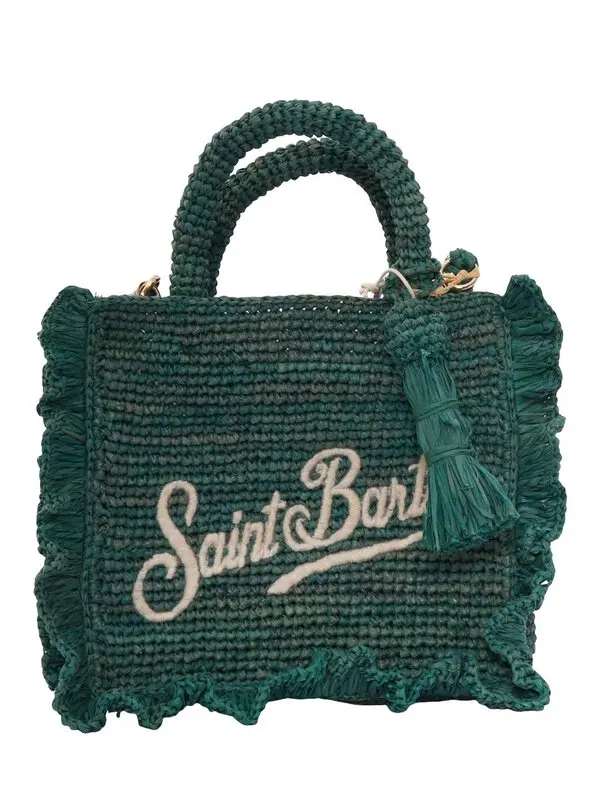 MC2 SAINT BARTH Raffia Mini Bag - Multicolor