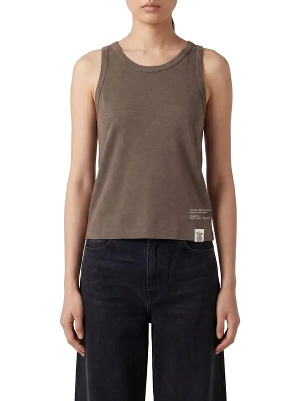 GOLDEN GOOSE Tank Top - Brown