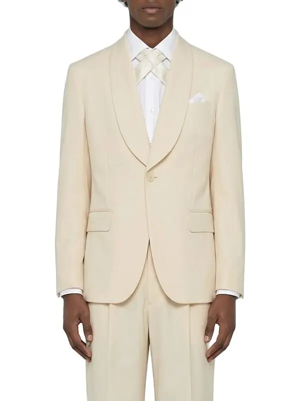 BODE Shawl Lapel Blazer - Cream