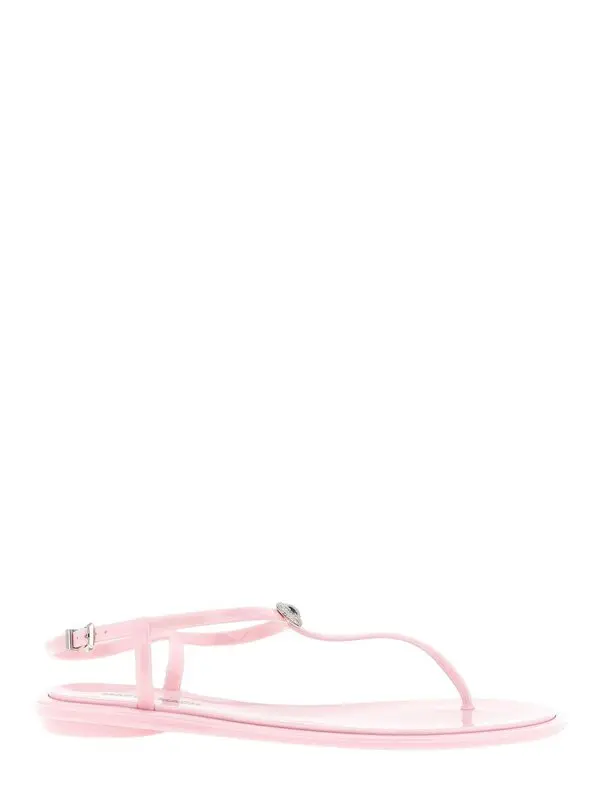 Mach & Mach Embellished Heeled Sandal - Pink