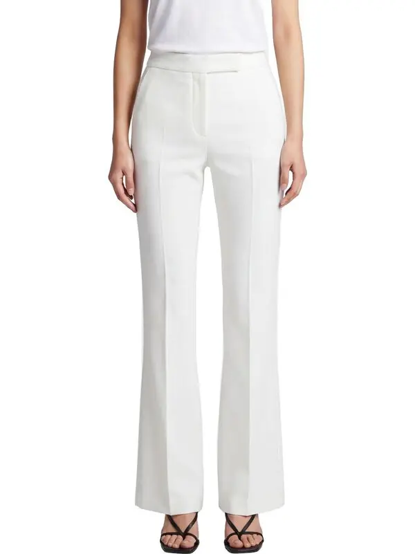 Max Mara Tailored Flare Trousers - White