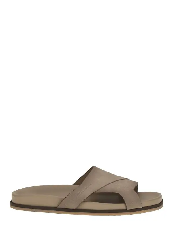 Santoni Slip-on Sandals - Beige
