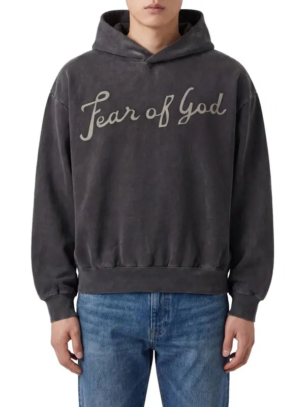Fear Of God 26" Graphic Hoodie - Black