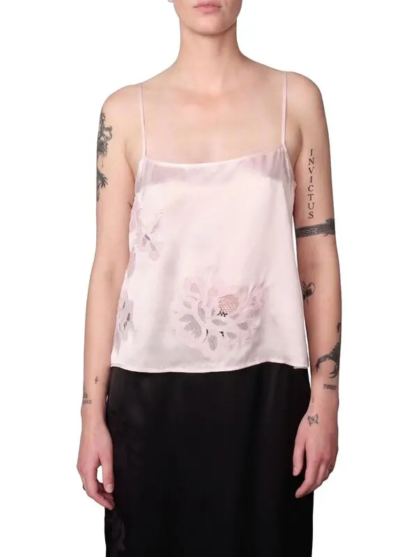 HERSKIND Lace Embellished Camisole - Pink