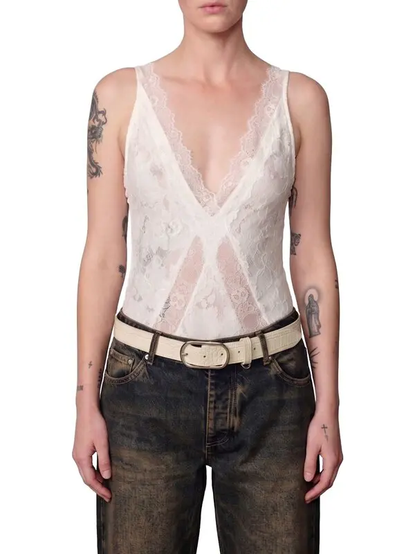 HERSKIND Lace Camisole - White