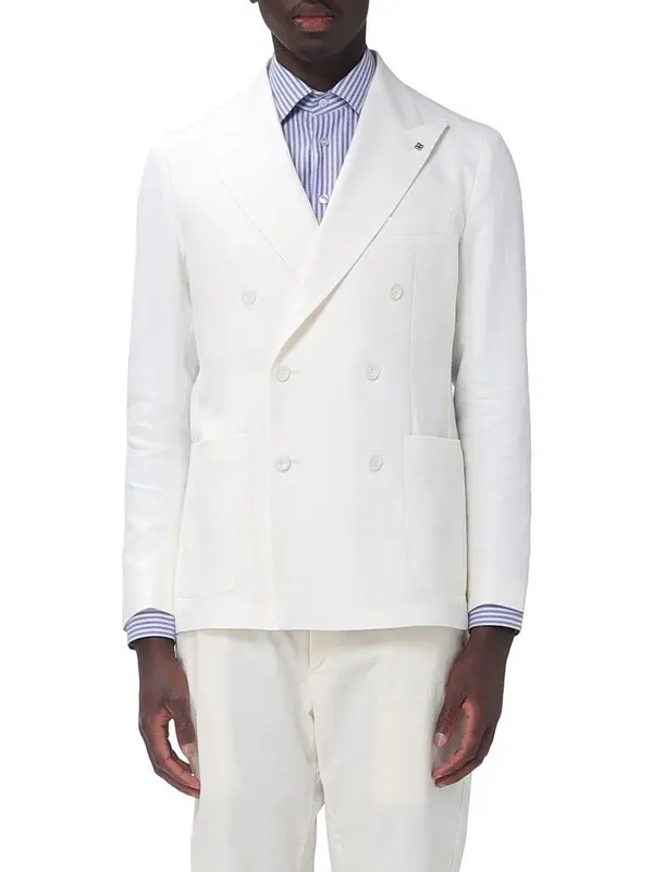 Tagliatore Double-breasted Blazer - Yellow Cream